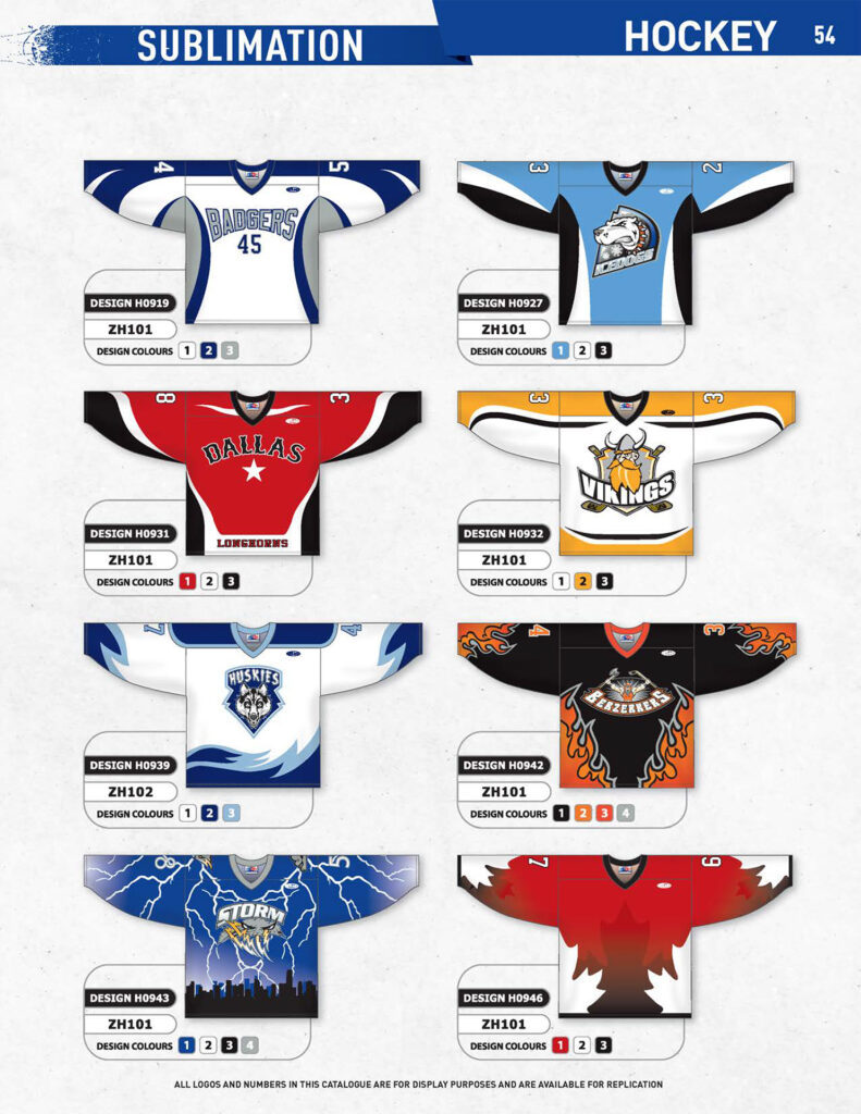 Jersey Catalogs - Top Shelf Sports & Apparel
